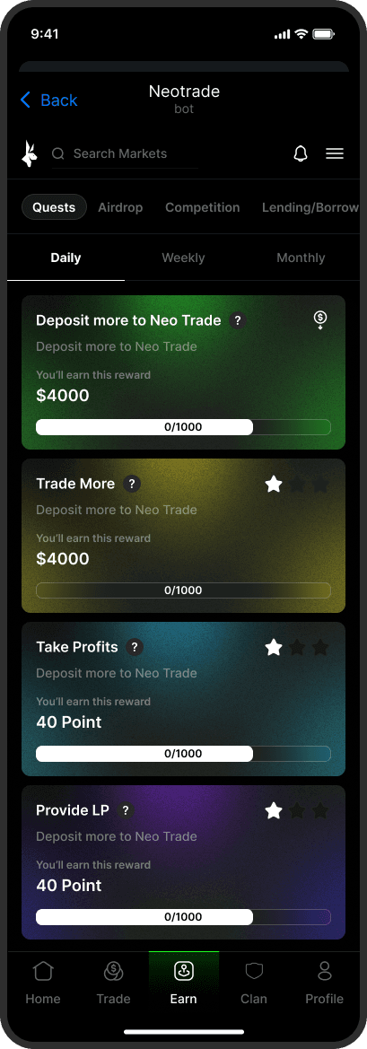 Neotrade - The Most Rewarding Crypto Trading Platform